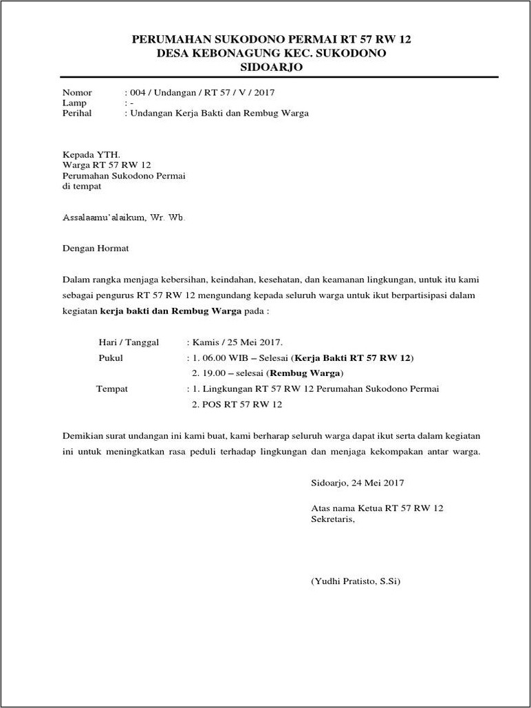 Contoh Surat Resmi Kerja Bakti Surat Lamaran Kerja De - vrogue.co Contoh Surat Resmi Kerja Bakti Surat Lamaran Kerja De - vrogue.co