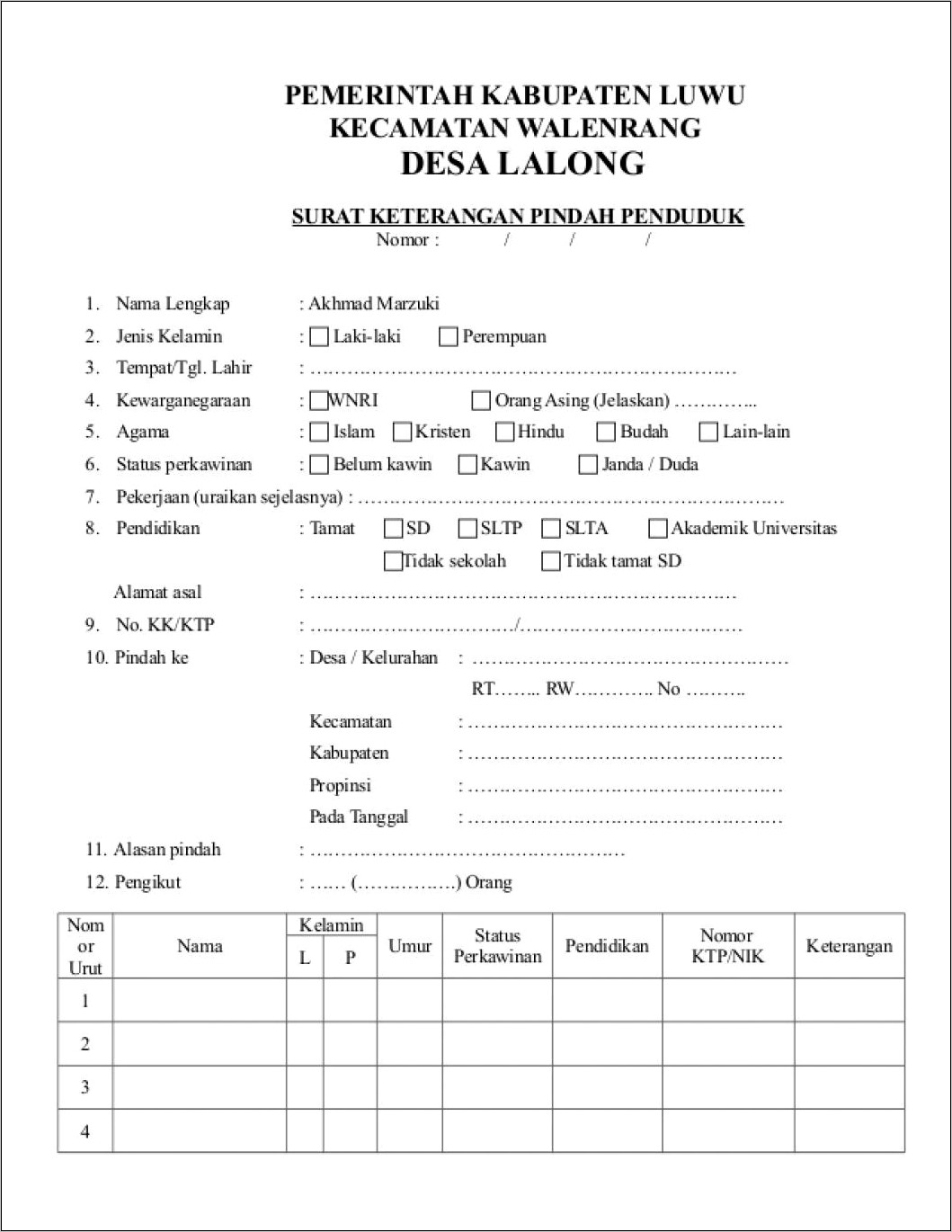 Contoh Surat Keterangan Janda Dari Rt Surat Keterangan Desain